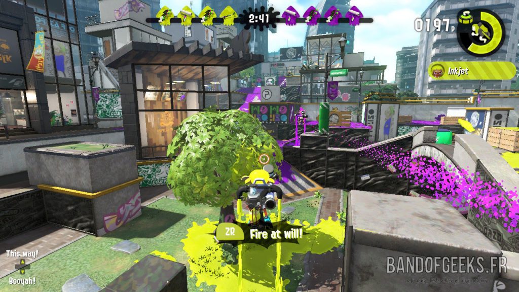 Impressions sur le Global Testfire de Splatoon 2 - Band of Geeks